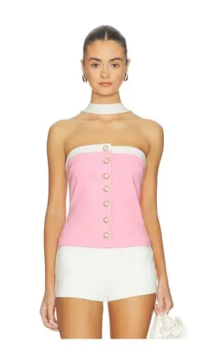 LOVERS AND FRIENDS Audrey Top In Pink - Baby Pink