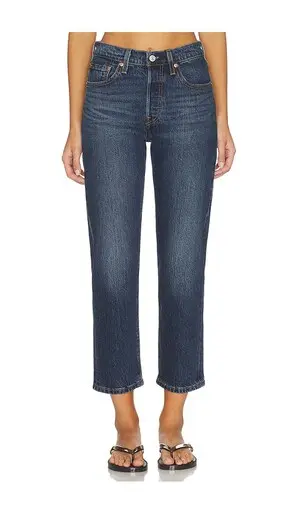 LEVI'S 501 Crop Straight In Blue