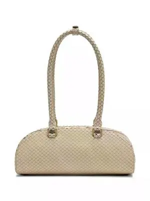 DIESEL® Dome Embossed-logo Shoulder Bag - Neutrals