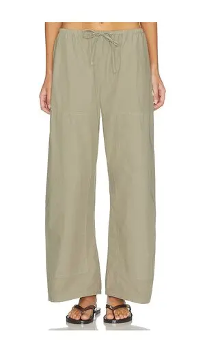 LESET Kyoto Carpenter Pant In Sage - Cypress