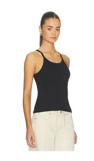 SLVRLAKE Fitted Rib Tank Top