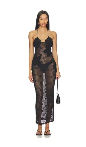 MORE TO COME Trina Maxi Dress - Black