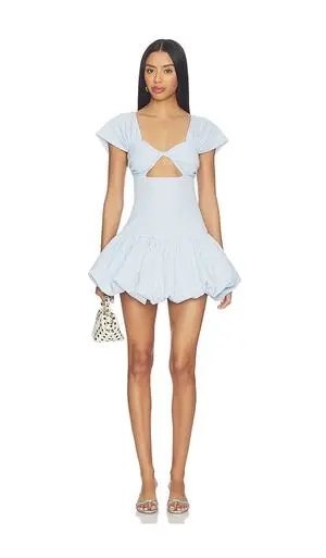 MORE TO COME Adda Mini Dress - Baby Blue