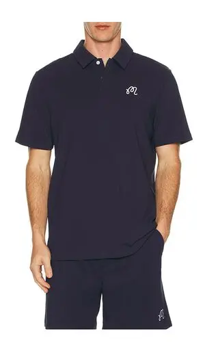 MALBON Fairway Polo - Navy