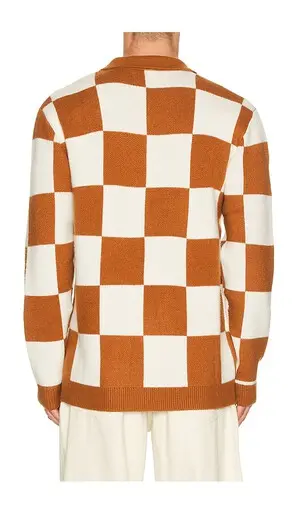 RHYTHM Rhumba Check Knit Polo
