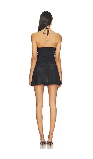 MORE TO COME Arie Mini Dress - Black