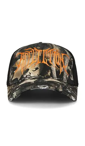 AFFLICTION Skull Tree Hat In Grey - Camo