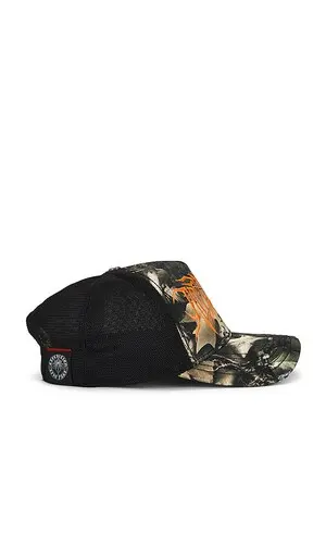 AFFLICTION Skull Tree Hat In Grey