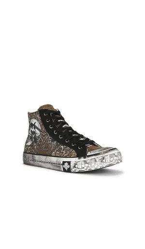 AFFLICTION Collapse High Top Sneaker - Tobacco