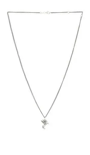 SERGE DENIMES Pegasus Necklace In Metallic - Silver
