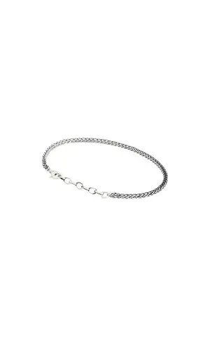 SERGE DENIMES Square Spiga Bracelet - Silver