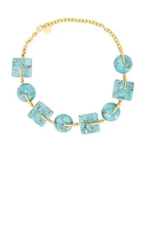 Cult Gaia Laguna Choker Necklace - Ibiza Turquoise Ibiza Turquoise