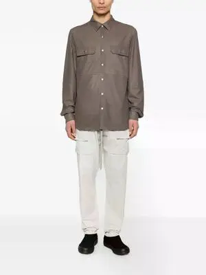 Rick Owens Patch-pocket Jacket - Brown