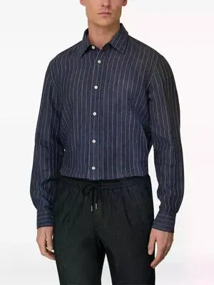 Boggi Milano Regular Fit Linen Shirt