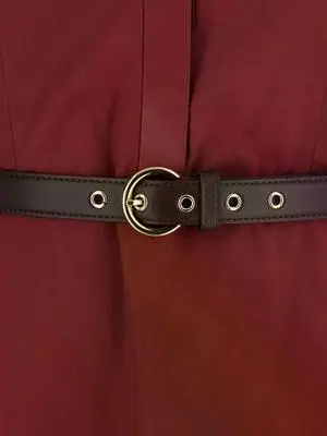 Max Mara A-line Belted Maxi Dress