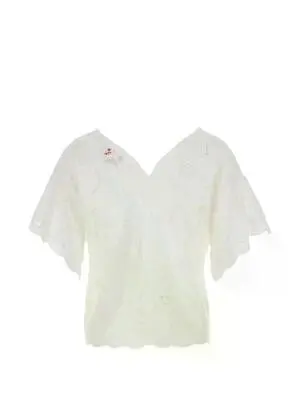 MERCI V-neck Floral Blouse