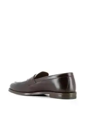 HENDERSON BARACCO Penny-strap Leather Loafers