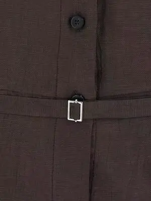 TELA Belted Collared Dress