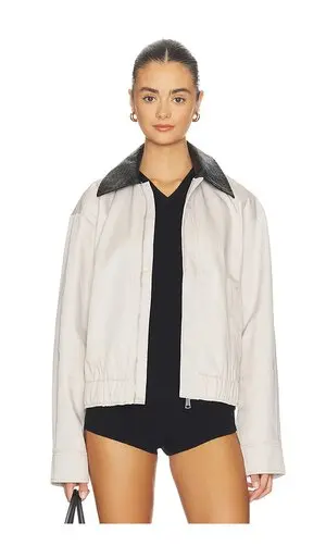 MORE TO COME Huntleigh Jacket In Beige