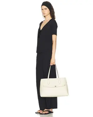 TOTEME Grained Leather Lounge Tote Bag