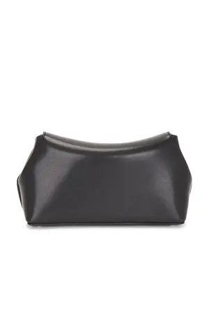 TOTEME Mini T-lock Leather Clutch - Black