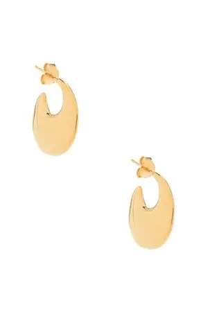 Saint Laurent Logo Earrings