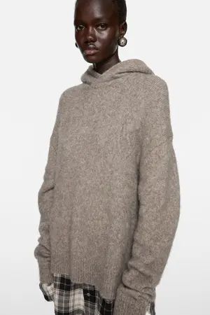 Acne Studios Layered Wool Hoodie