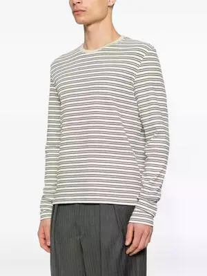 TONYWACK Striped Crewneck Sweatshirt