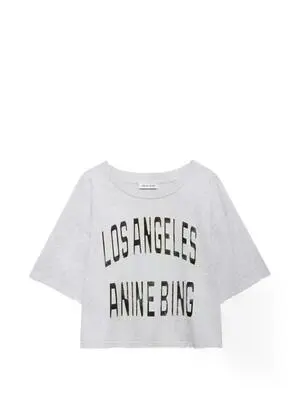 ANINE BING Printed Cotton T-shirt
