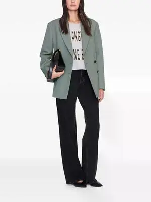 ANINE BING Printed Cotton T-shirt