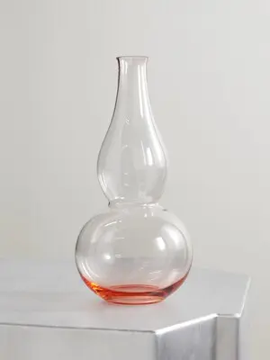 LOBMEYR Flower Crystal Glass Vase - Neutrals