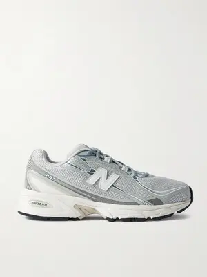 NEW BALANCE 740 Rubber And Mesh Sneakers - Gray