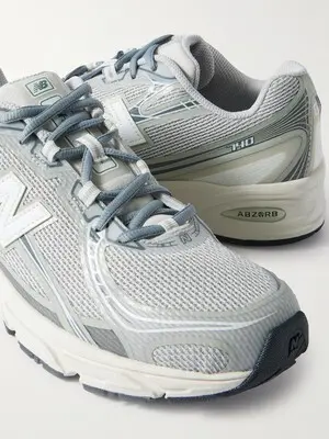 NEW BALANCE 740 Rubber And Mesh Sneakers - Gray