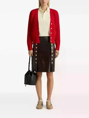 Bally Cable-knit Buttoned Cardigan