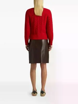 Bally Cable-knit Buttoned Cardigan