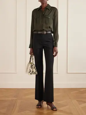 Veronica De Piante Daphne Silk-georgette Shirt