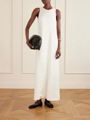 Veronica De Piante Mila Silk Maxi Dress