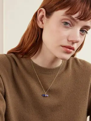 Jia Jia 14-karat Gold, Tanzanite And Diamond Pendant