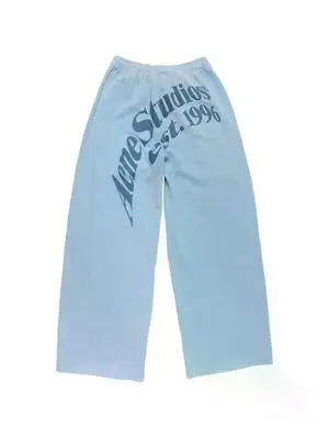 Acne Studios Logo Cotton Trousers