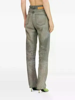 DIESEL® D-thalira Deconstructed Self-tie Belt Jeans