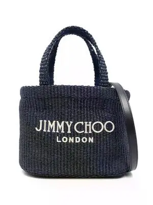 JIMMY CHOO Logo Tote Bag - Blue