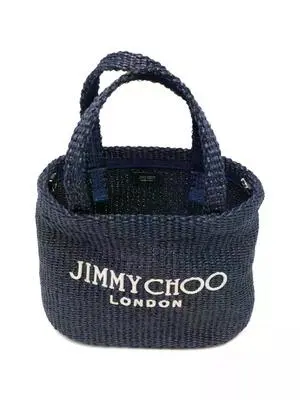 JIMMY CHOO Logo Tote Bag - Blue