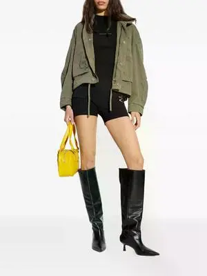 Alexander Wang Ribbed Short-sleeve Top