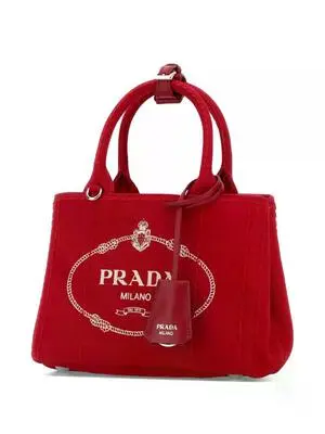 Prada Jardinière Tote Bag - Red