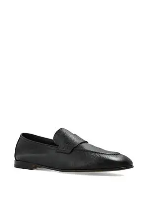 Bally Grainy Leather Loafers