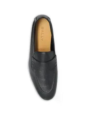 Bally Grainy Leather Loafers