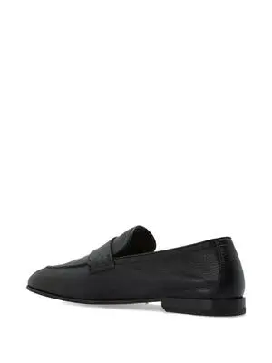 Bally Grainy Leather Loafers