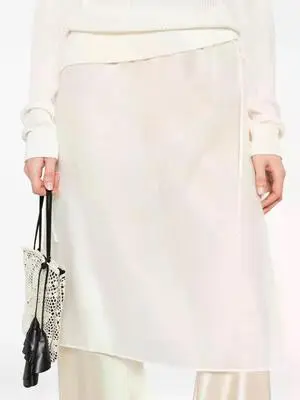 DUNST Midi Skirt With Drawstring