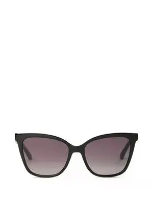 Karl Lagerfeld Geometric Frame Sunglasses - Black