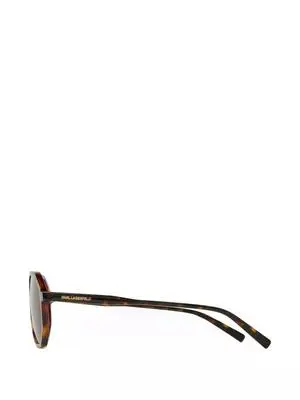 Karl Lagerfeld Logo Octagon Sunglasses